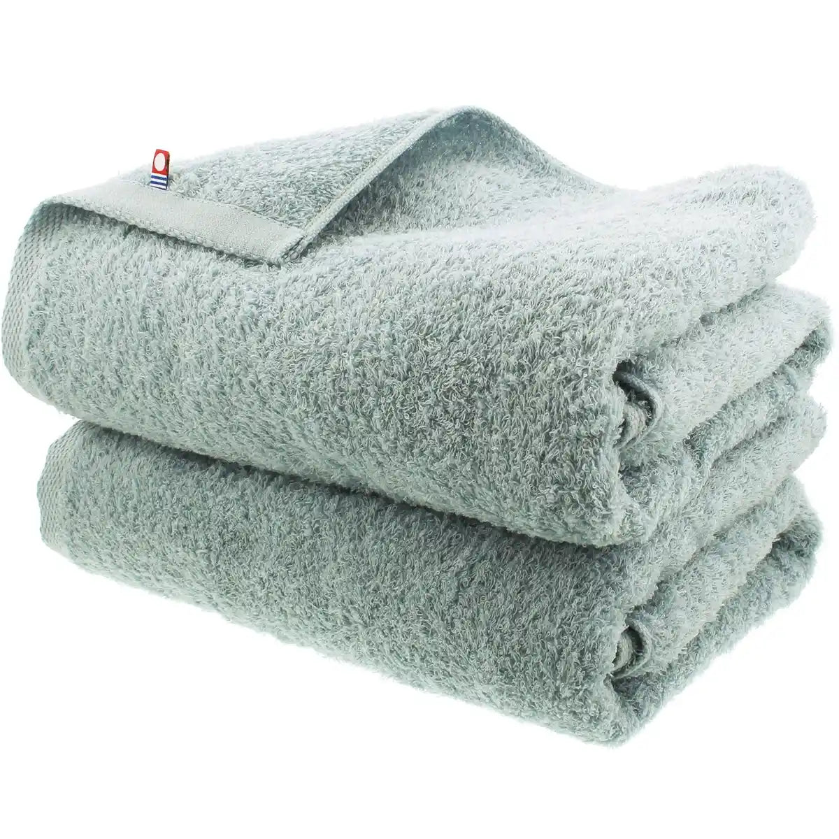 Imabari Factory Japanese Certified Bath Towel Set of 2 Smokey Blue 120