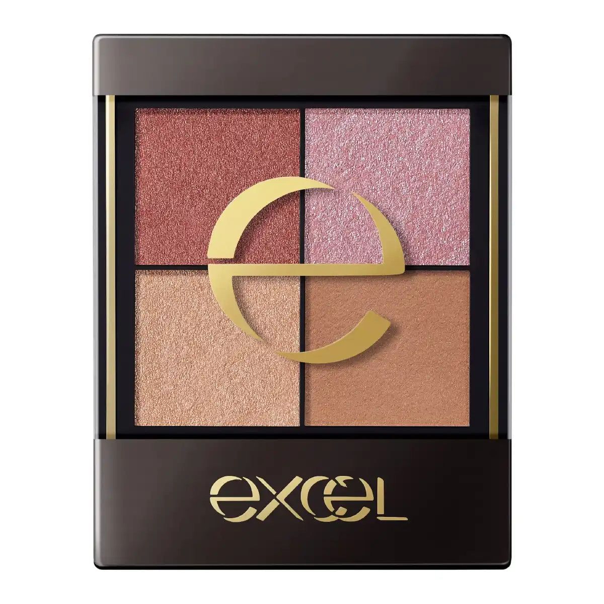 Excel Real Close Shadow CX06 Eyeshadow Palette - 4 Nuance Colors 3 Tex