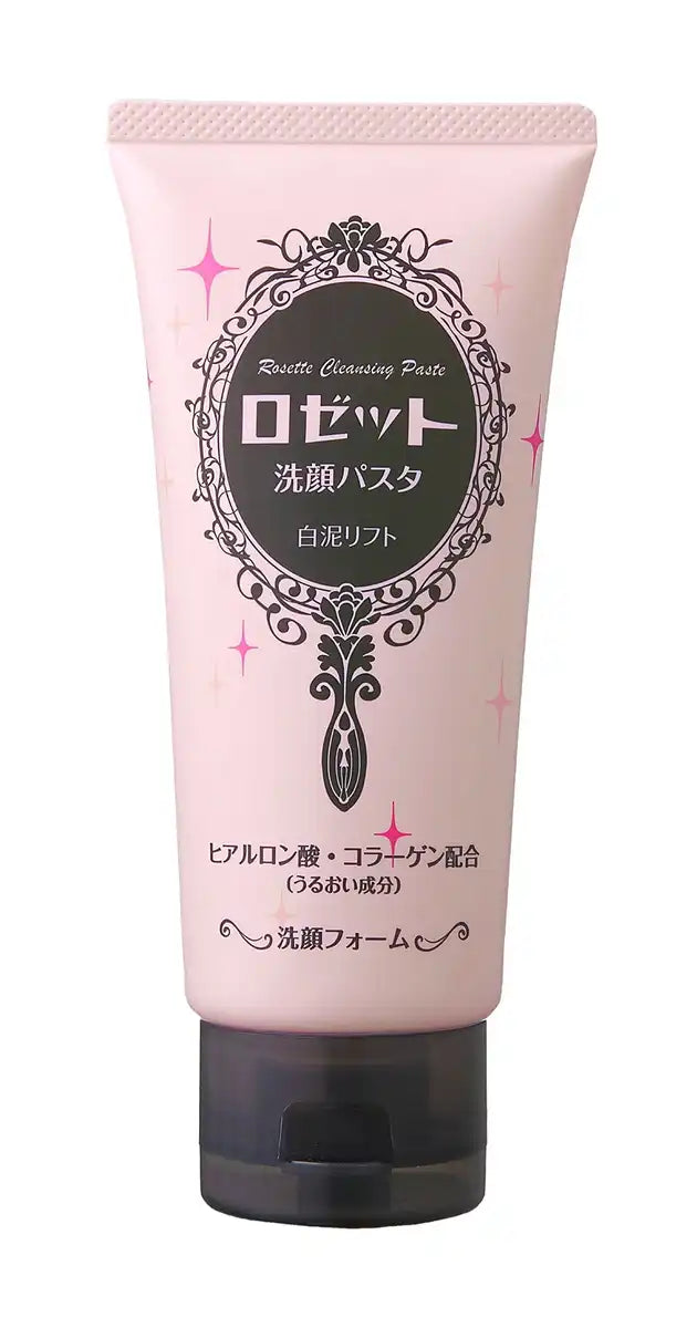 Rosette Facial Cleansing Pasta White Mud Lift 120G - Deep Cleanse & Hy