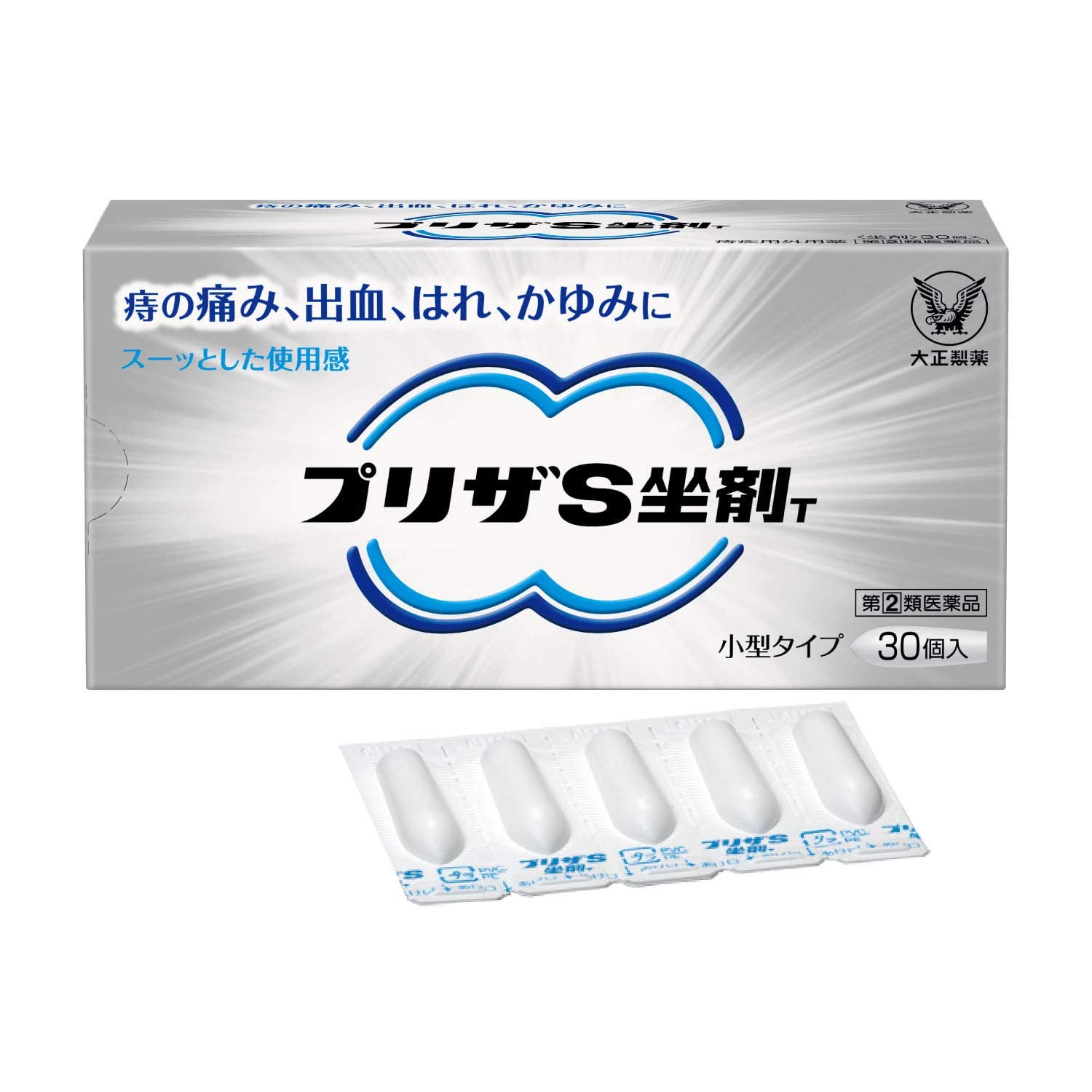 Taisho Pharmaceutical Preza S Suppositories T 30 Pieces [Class 2 OTC D