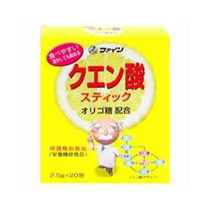 Fine Japan Citric Acid Stick 2.5G x 20 Packs – Natural & Refreshing
