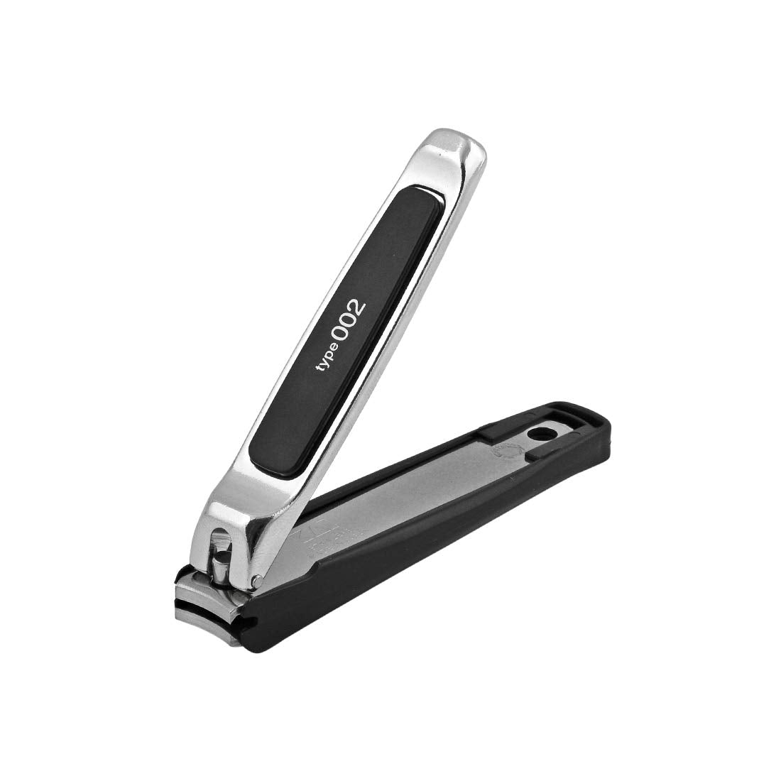 Kai Corporation Nail Clipper Type 002 M Black Curved Blade Made in Jap