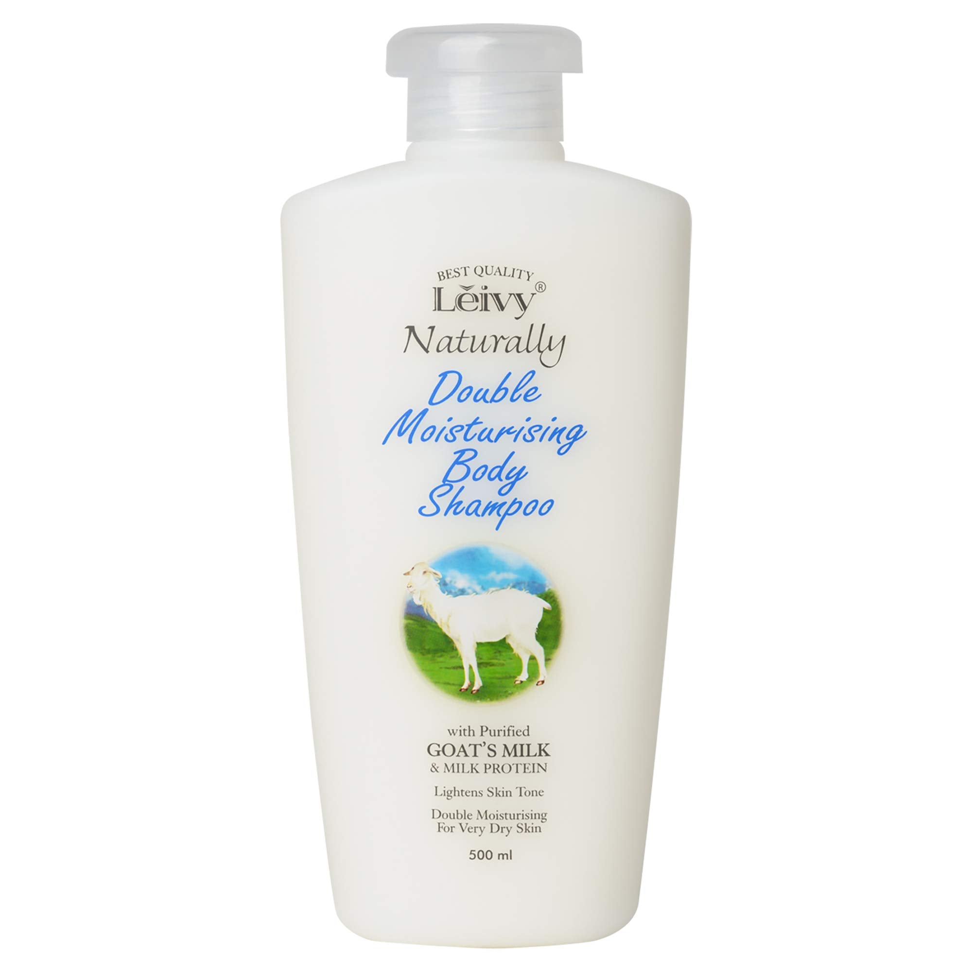 Leivy Body Shampoo Goat Milk and Protein 500ml – Nourishing & Hydratin
