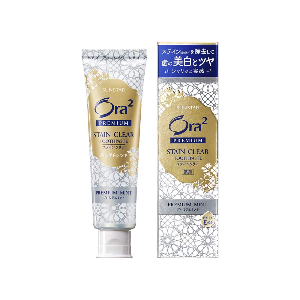 Ora2 Premium Stain Clear Toothpaste Premium Mint 100G - Whitening & Fr