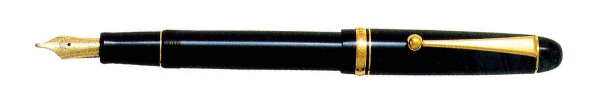 Pilot Custom 74 Black Fountain Pen with Course Nib - Genuine Pilot Pro