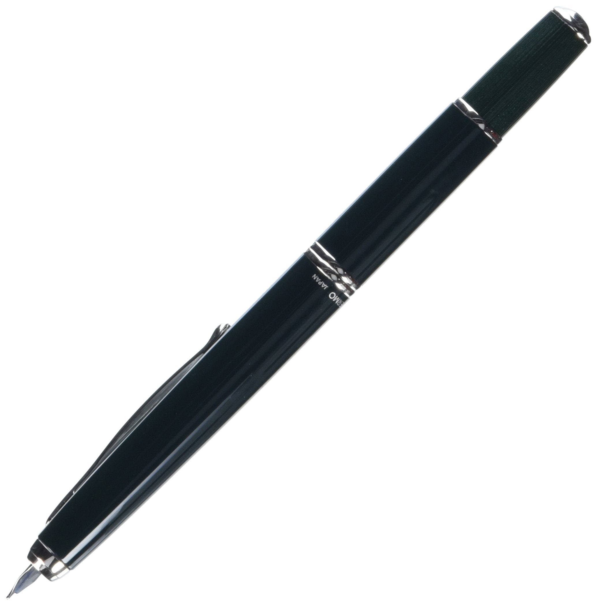 Pilot Fermo Capless Fine Point Fountain Pen Rotating Type Dark Green
