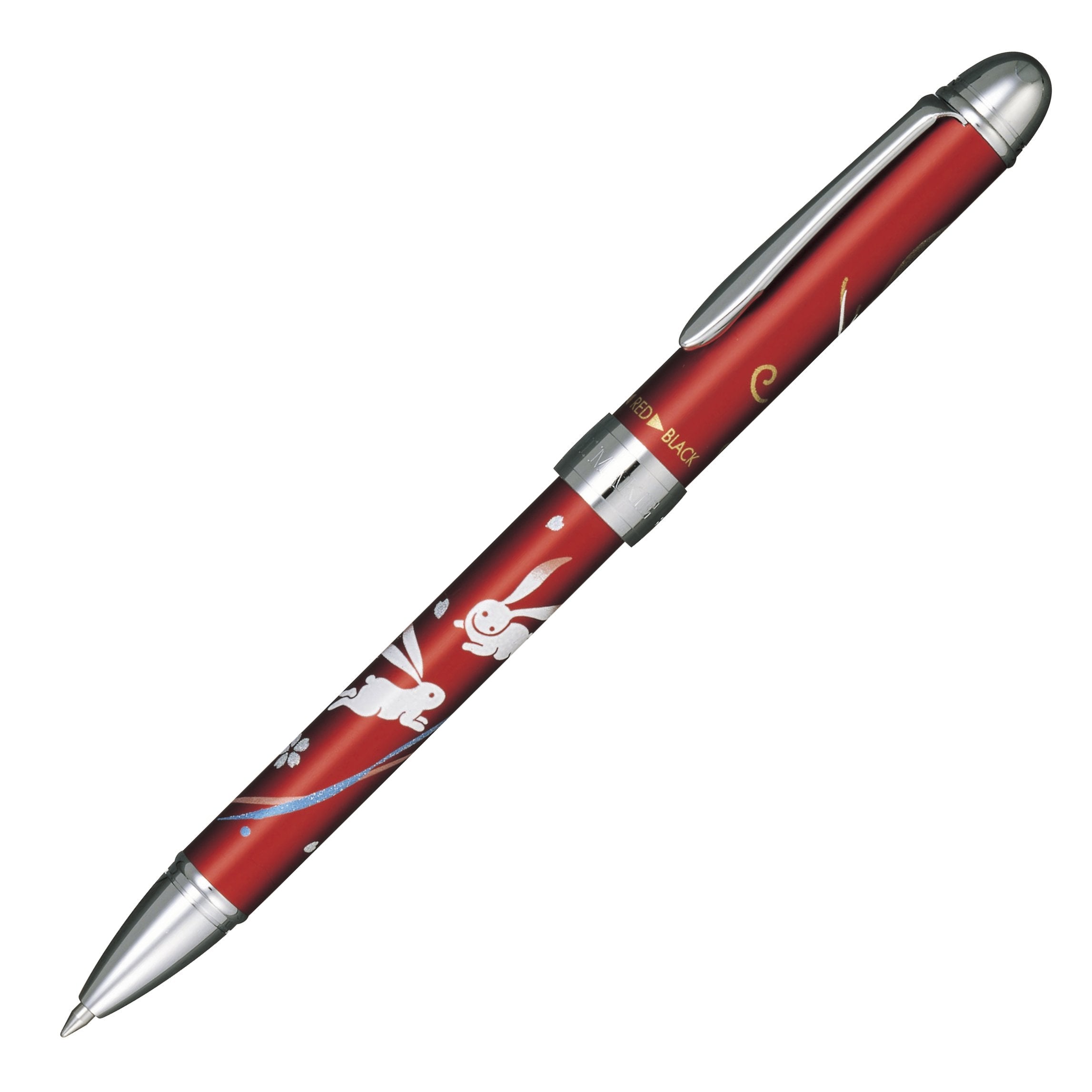 Sailor Multifunctional Fountain Pen Elegant Makie Rabbit Red 2-Color 1