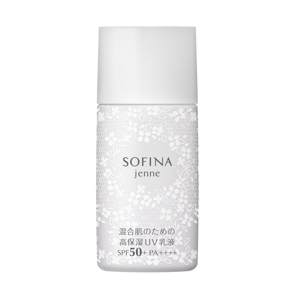 Sofina Jenne Highly Moisturizing UV Emulsion SPF50+ for Combination Sk