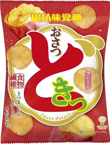 Uha Mikakuto Osatsudoki Sweet Potato Chips 65g Pack of 3 Satsumaimo Fl