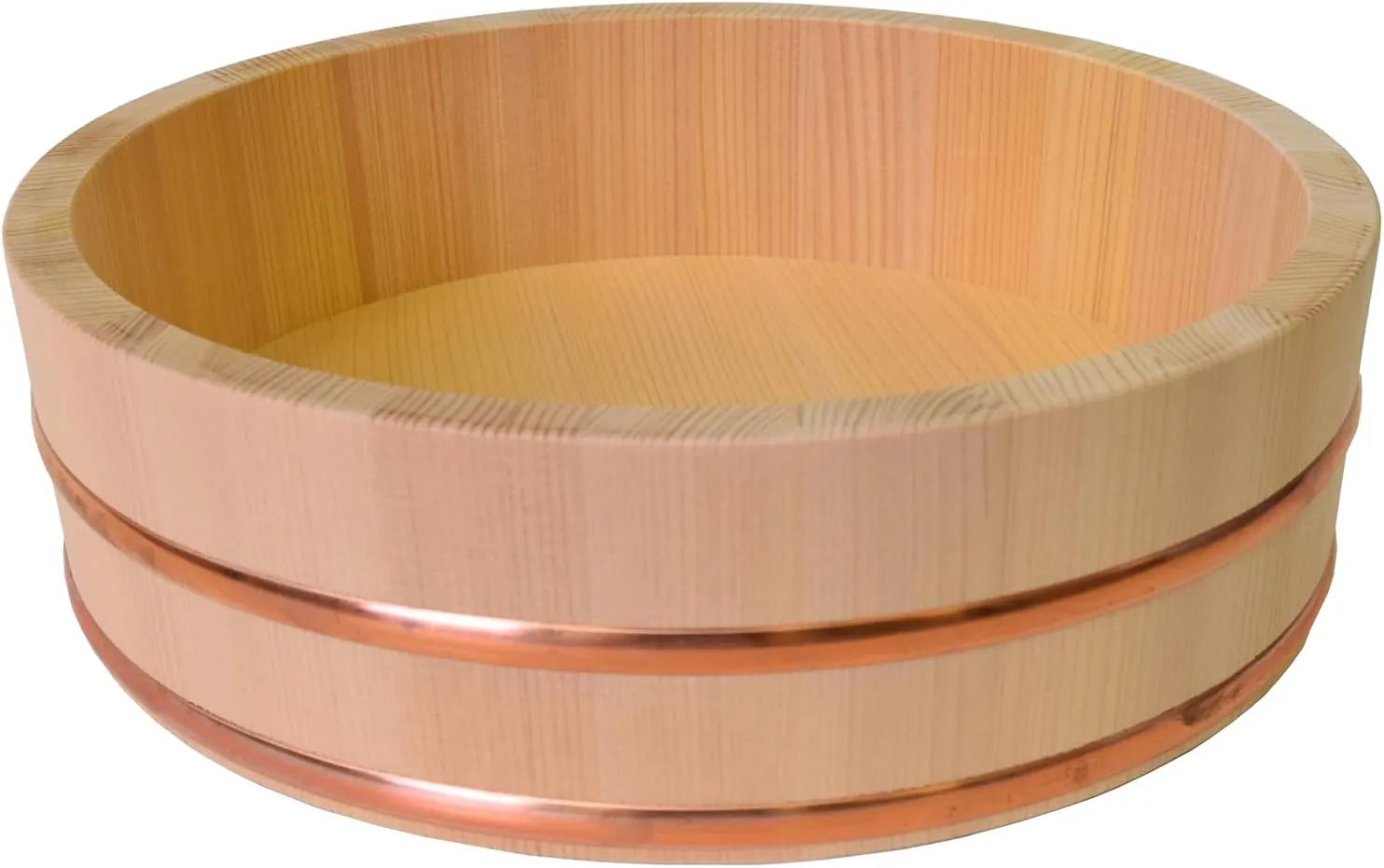 Kiso Crafts Ohitsu Wooden Sawara Sushi Rice Stand