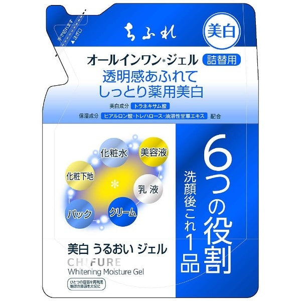 Chifure Whitening Moisture Gel All-In-One Gel 108G [refill] - Japanese