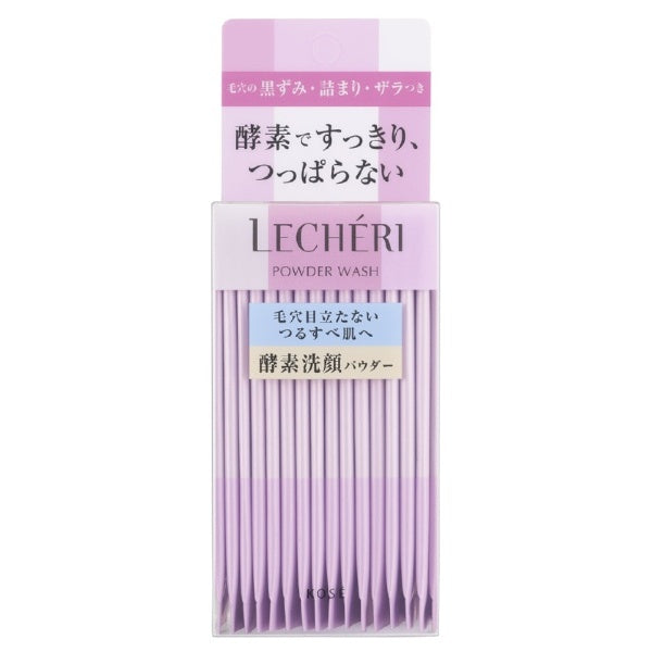 Kose Lecheri Powder Wash 32 Packets x 0.4g - Japanese Facial Powder Wa