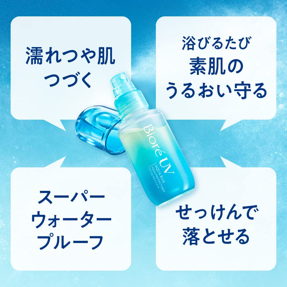 Biore Japan Uv Aqua Rich Aqua Protect Spray Mist 60ml