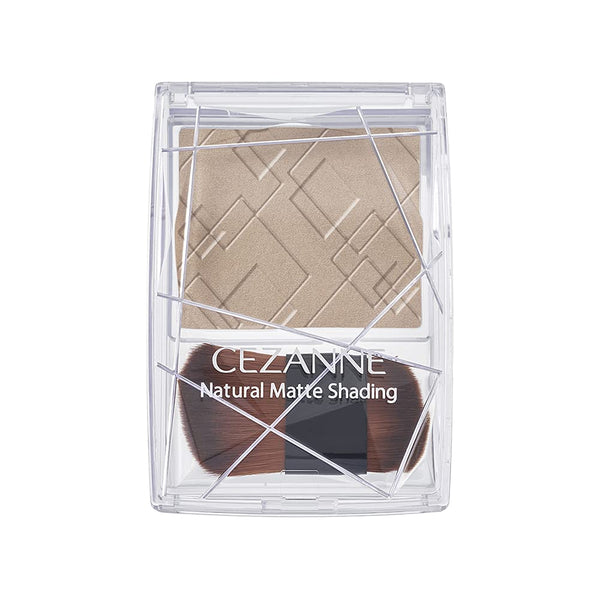 Cezanne Natural Matte Shading Powder 2.7G 01 Warm Tone Light Brown Sha