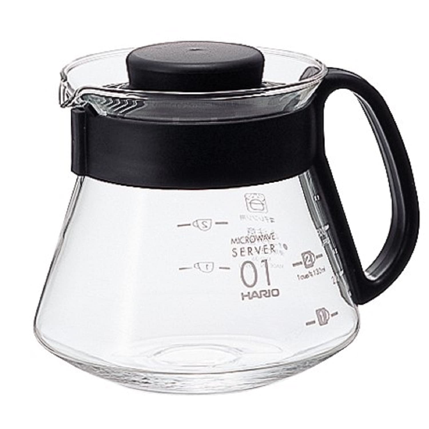 Hario V60 Range Server 360Ml Black - Japanese Made Xvd-36B - Default Title