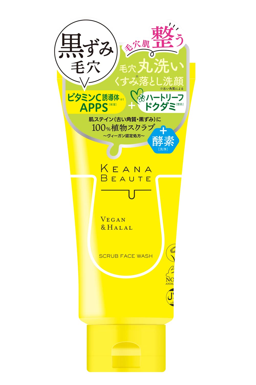 Keana Beaute Japan Pore Wash Scrub Face Wash 120G
