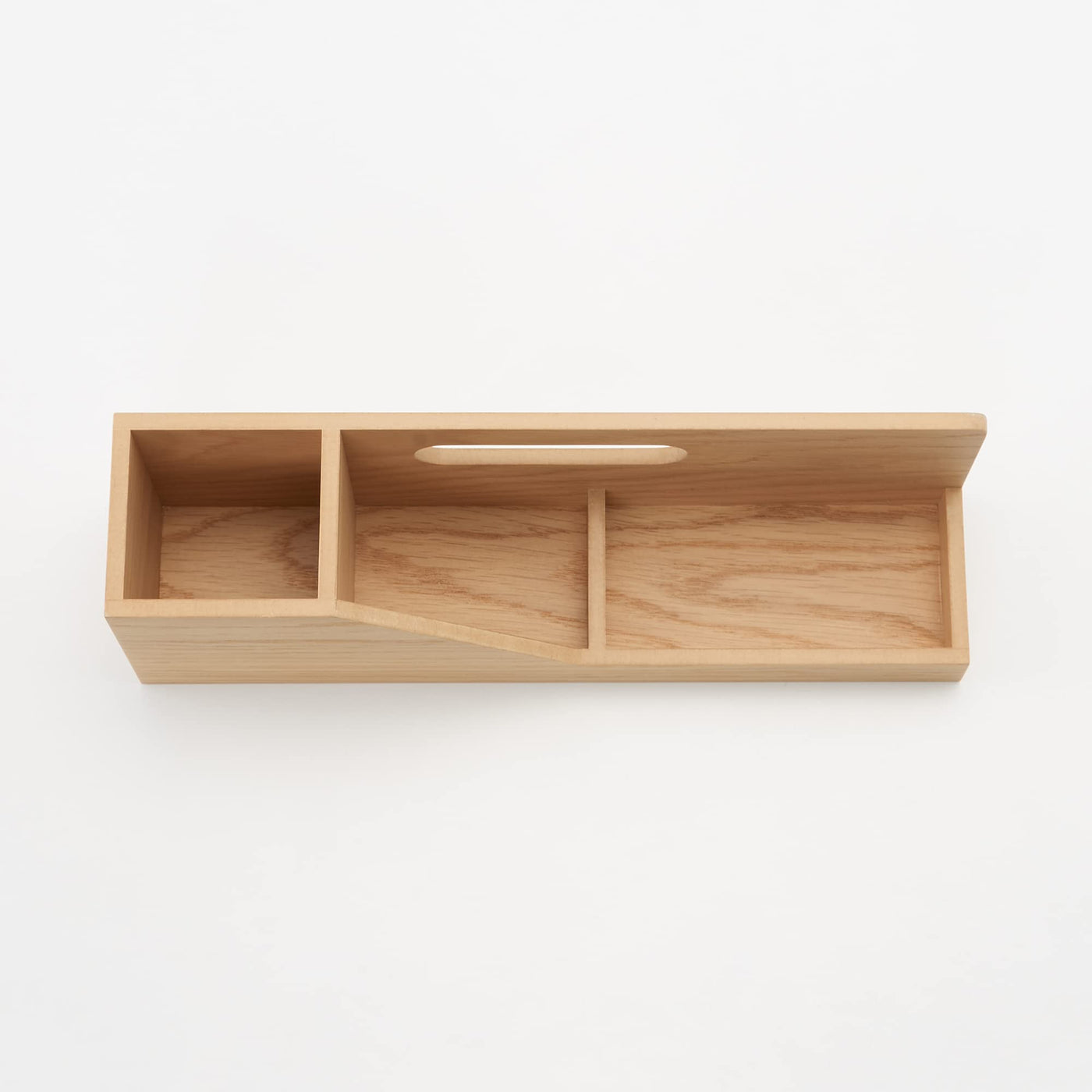 Mujirushi Ryohin Japan Wooden Desktop Toolbox 25.2X6X9Cm 44310267 ...