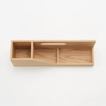 Mujirushi Ryohin Japan Wooden Desktop Toolbox 25.2X6X9Cm 44310267 ...