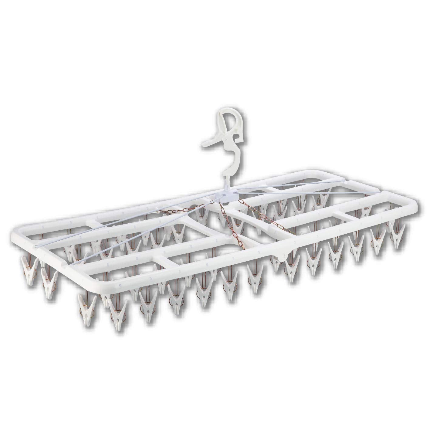 Nishida Japan Straight Angle Hanger Laundry Drying Pinch Hanger 50 Pre