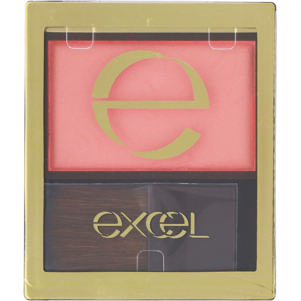 Excel Skinny Rich Cheek Blush RC04 Shell Coral - Makeup Products For C