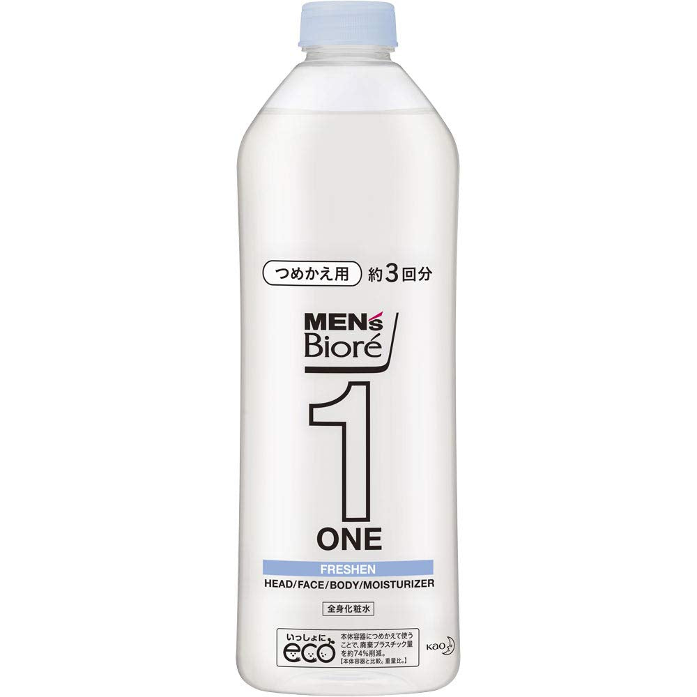 4 Pack Mens Biore Whole Body Lotion Spray Refreshing Refill 340Ml Japa