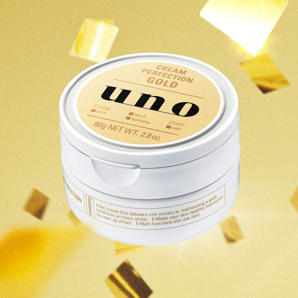 Uno Cream Perfection Gold Citrus Scent 80g - 购买日本男士面霜